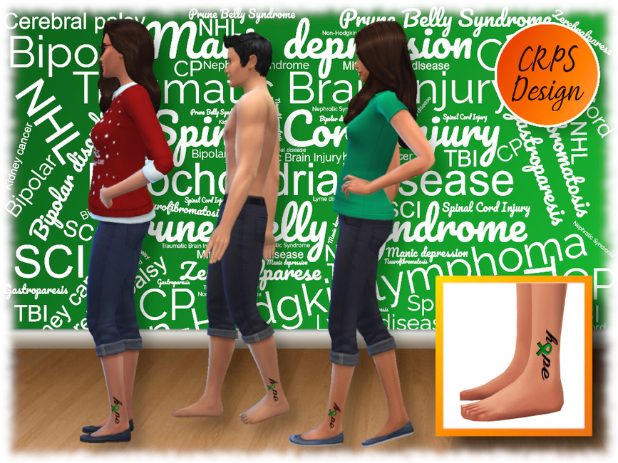 The Sims Resource - Green Awareness Ribbon hope