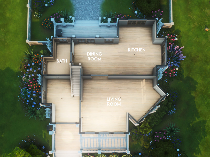 The Sims Resource - (Shell) Franklin Avenue (TSR only CC)