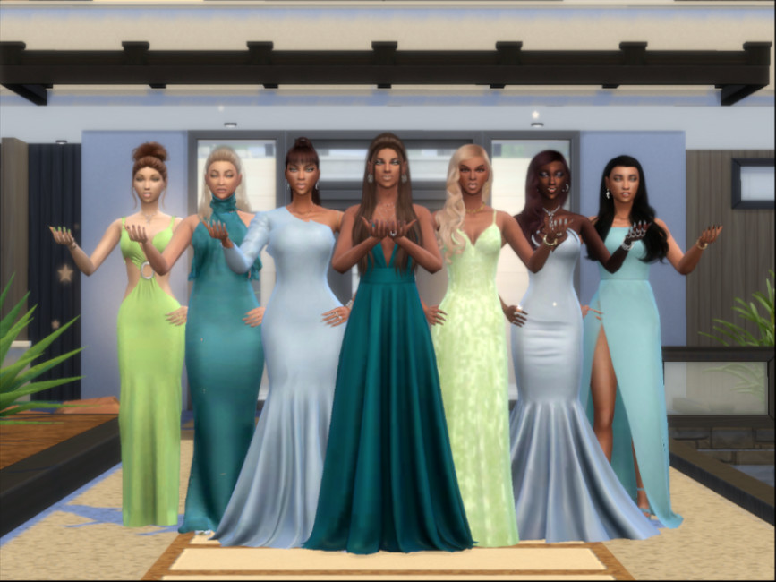 The Sims Resource - Real Housewives Group Pose Pack