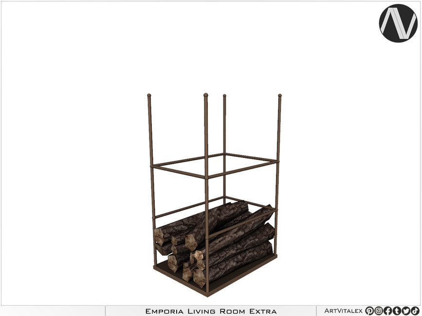 The Sims Resource - Emporia Firewood Holder