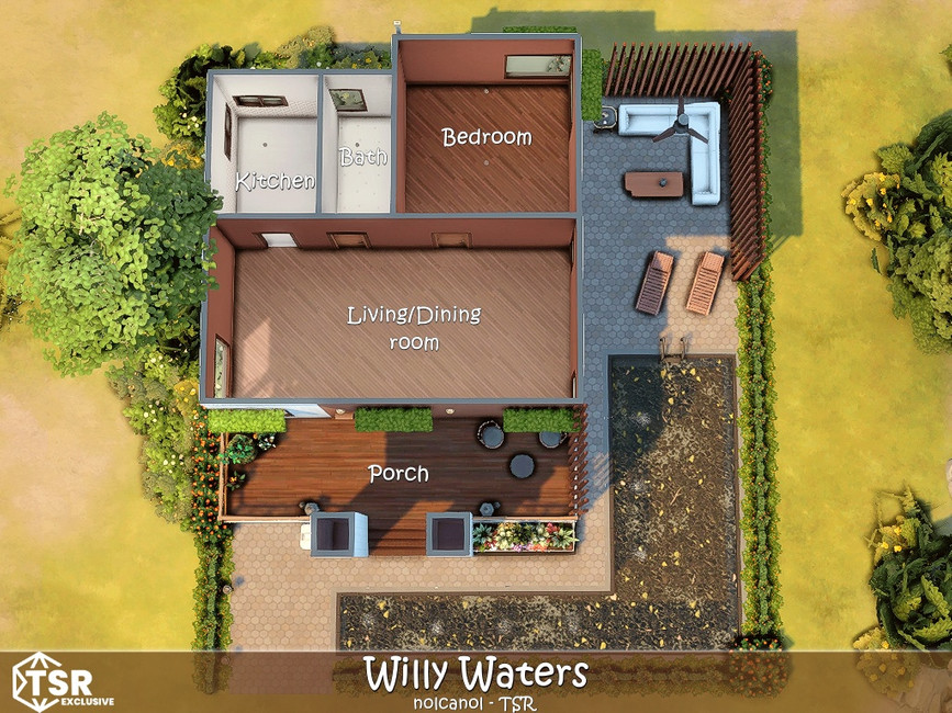 The Sims Resource - Willy Waters / Shell / No CC