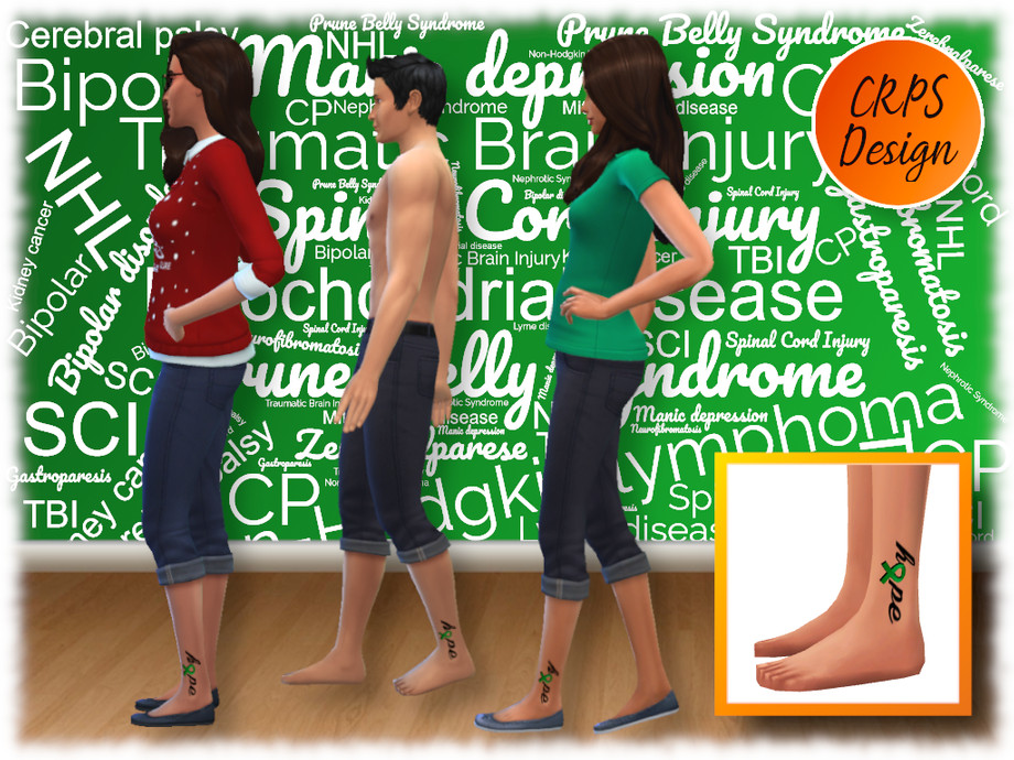 The Sims Resource | Green Awareness Ribbon hope