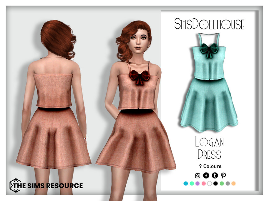 The Sims Resource - Logan Dress