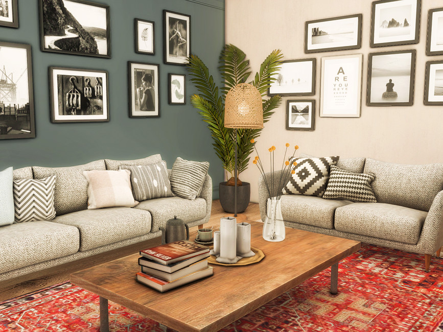 The Sims Resource - Coretta Living Room (TSR only CC)