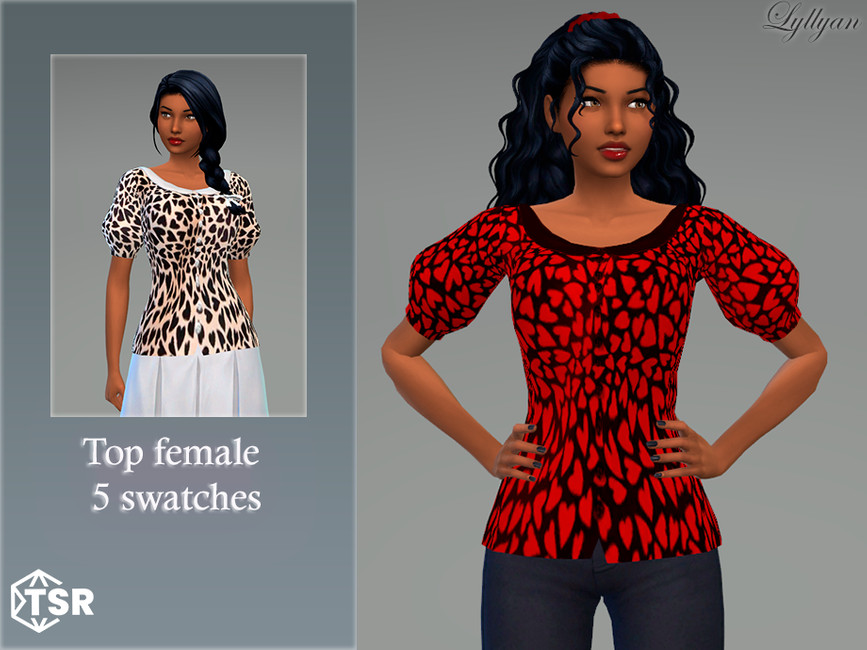 The Sims Resource - Top female Ludimila