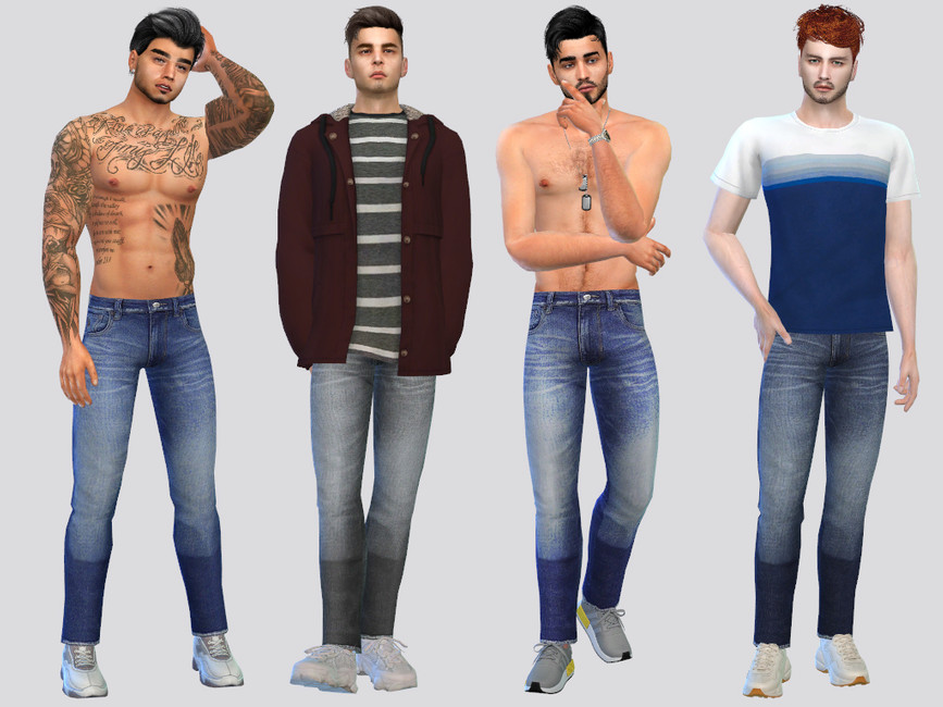 The Sims Resource - Walter Regular Jeans