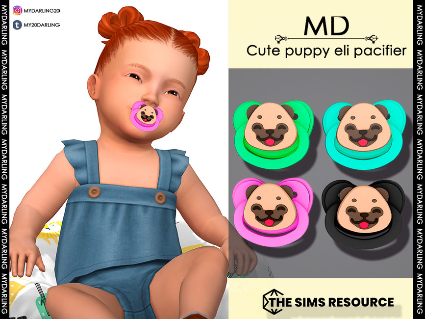 The Sims Resource - Cute Puppy eli pacifier - Infant