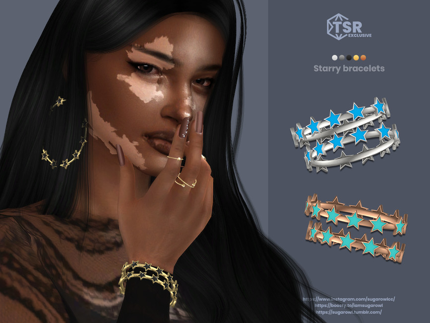 The Sims Resource - Starry bracelets