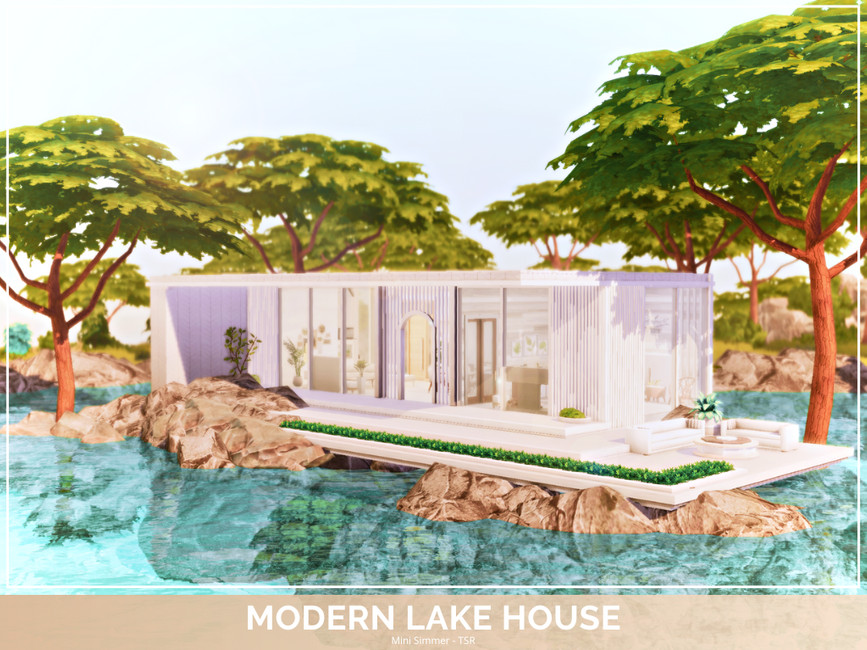 The Sims Resource - Modern Lake House - No CC