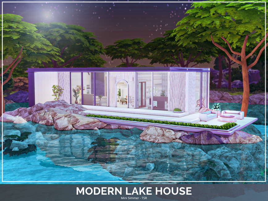 The Sims Resource - Modern Lake House - No CC