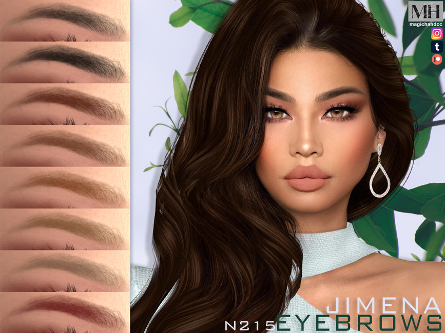 The Sims Resource - Jimena Eyebrows N215