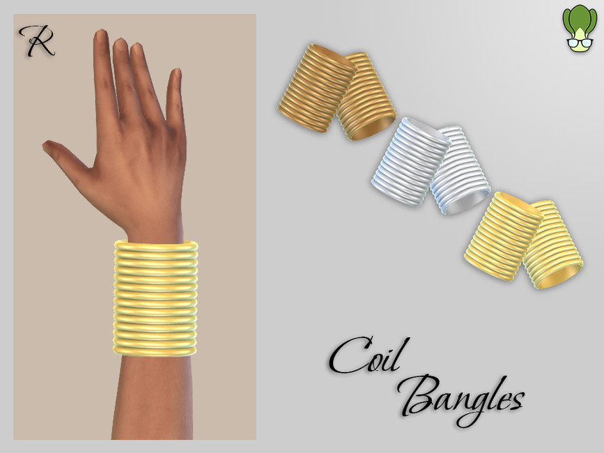 The Sims Resource - Coil Bangle - Right