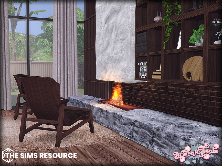 The Sims Resource - Arcum Fireplace