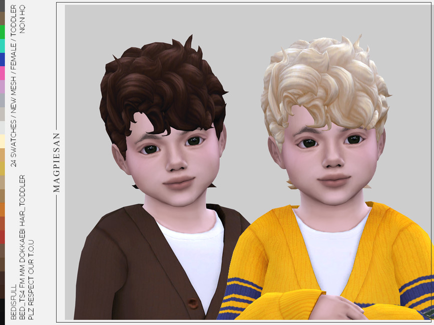 The Sims Resource - Dokkaebi hair for toddler