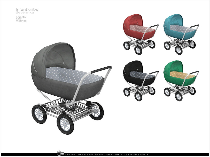 The Sims Resource - Infant crib - Stroller