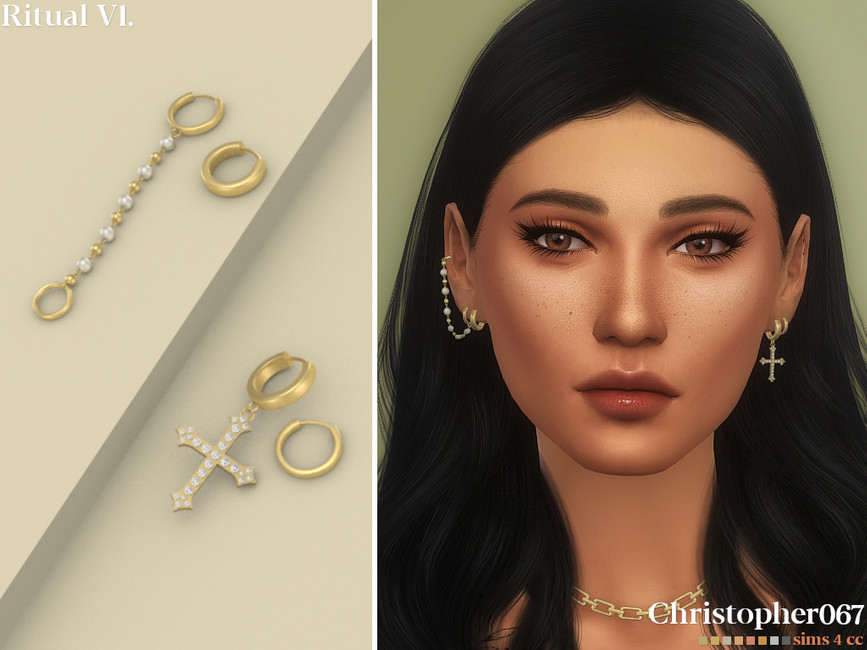 Ritual Earrings - Version 1 - The Sims 4 Create a Sim - CurseForge