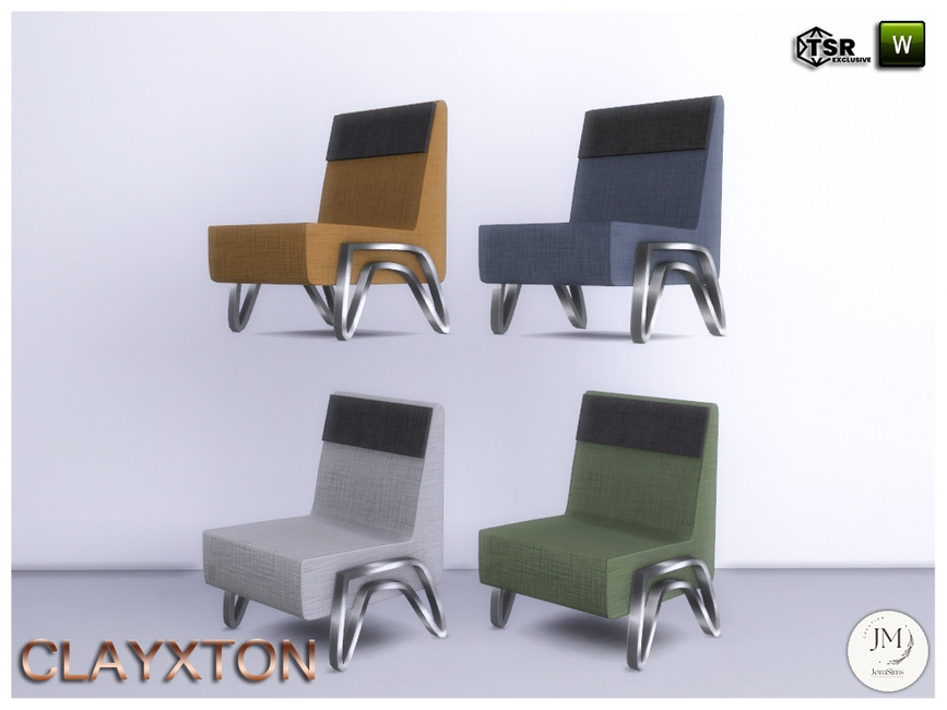 The Sims Resource - Clayxton living chair