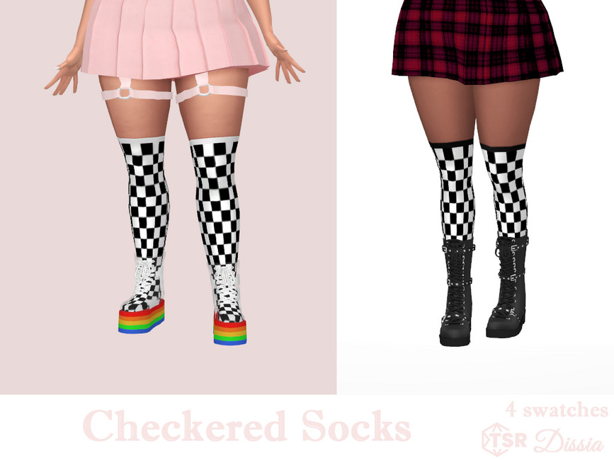 The Sims Resource - Checkered Socks