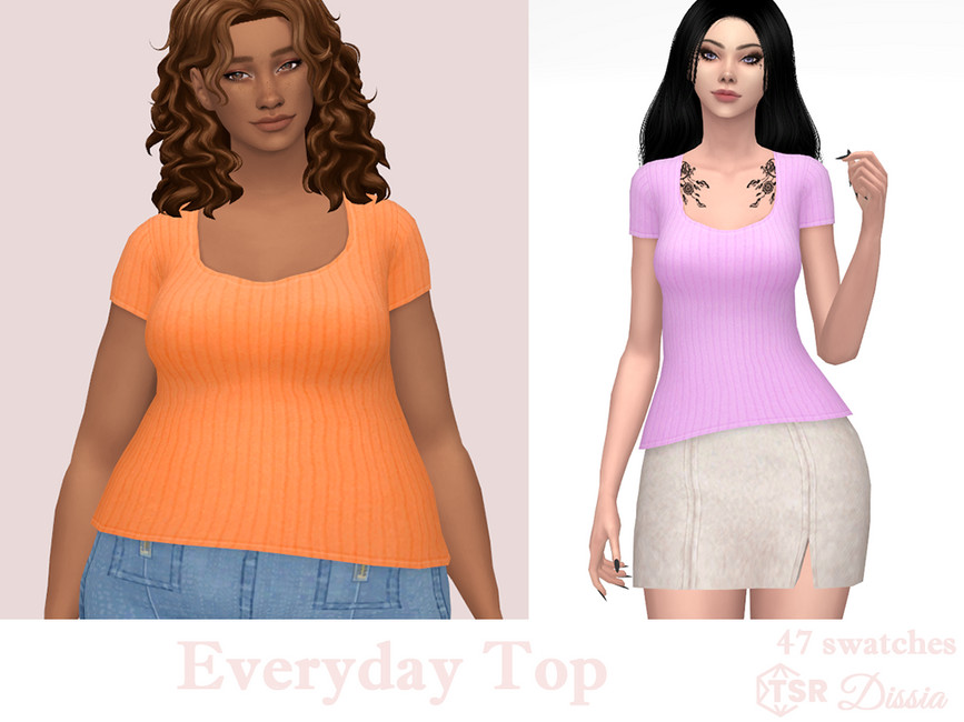 The Sims Resource - Everyday Top