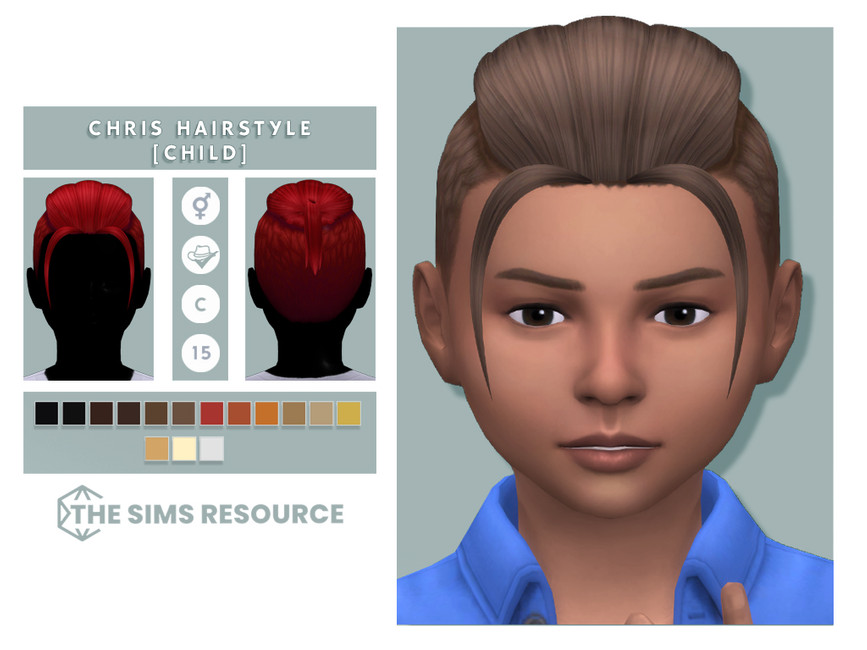 The Sims Resource - Chris Hairstyle (Child)