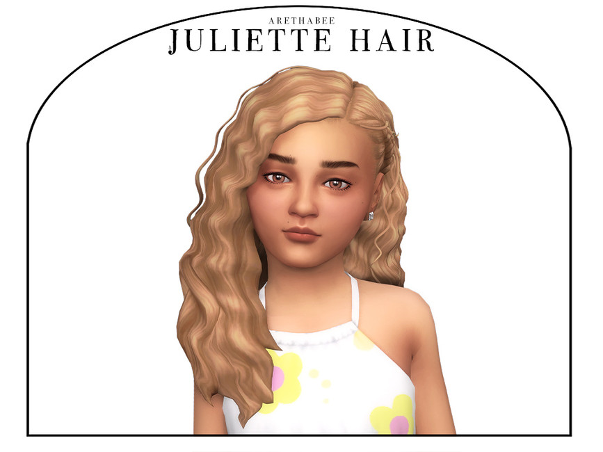 The Sims Resource - Juliette Hair (Children)
