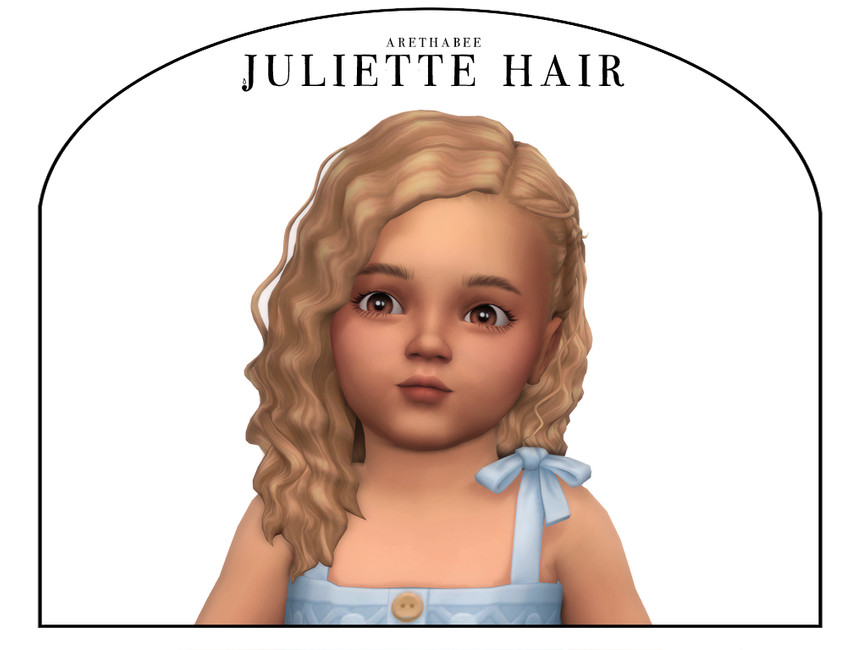 The Sims Resource - Juliette Hair (Toddler)