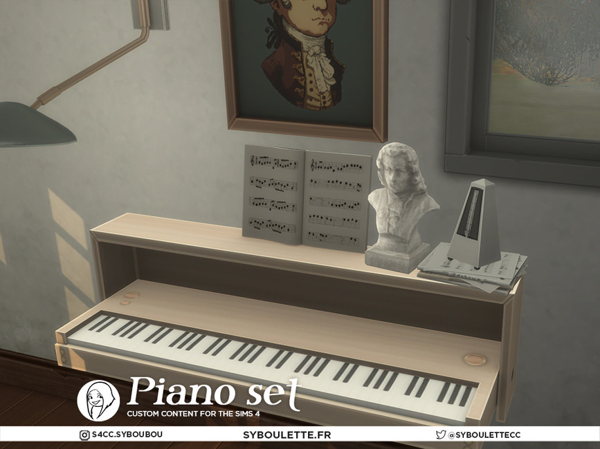 The Sims Resource - Piano set