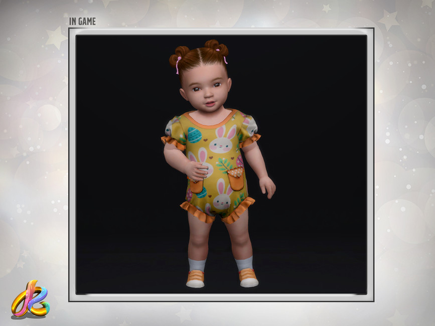 The Sims Resource - Infant Girl Jumpsuit 01