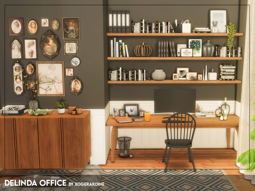 The Sims Resource - Delinda Office (TSR only CC)