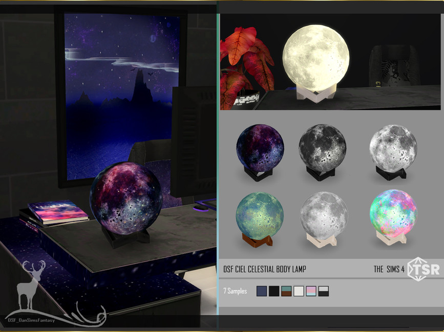 The Sims Resource - CIEL CELESTIAL BODY LAMP