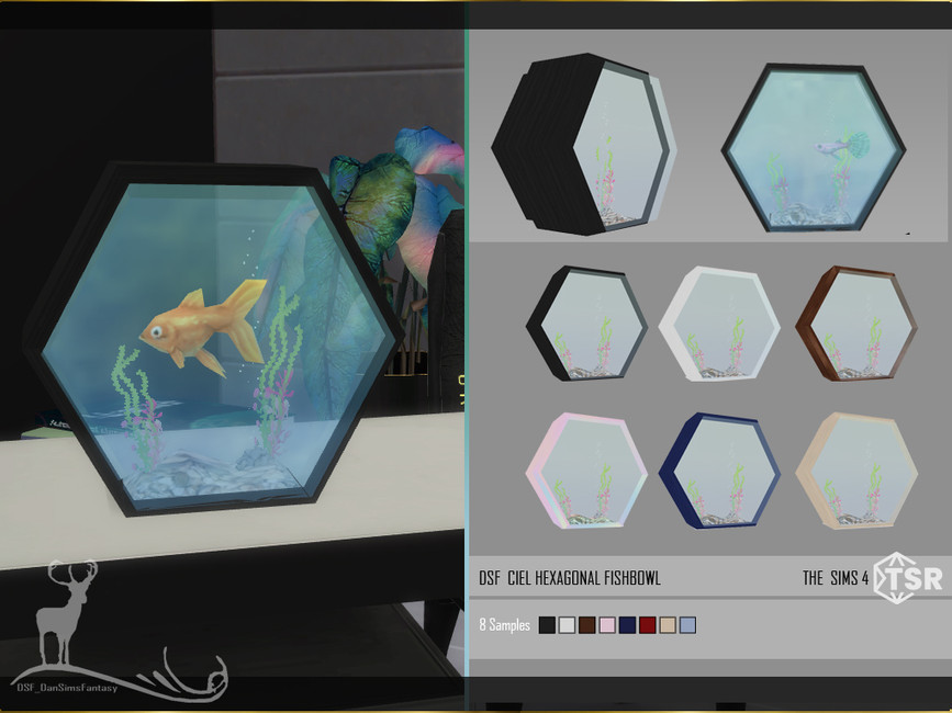 The Sims Resource - CIEL HEXAGONAL FISHBOWL