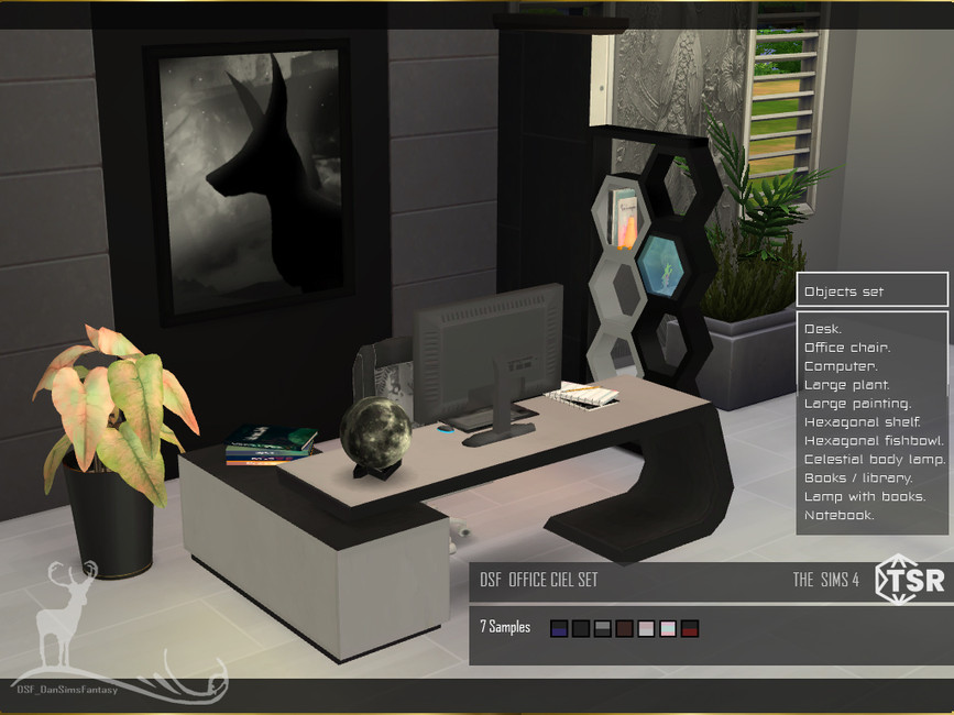 The Sims Resource - CIEL OFFICE SET