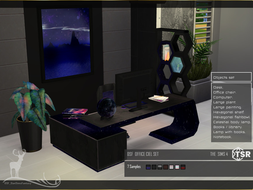 The Sims Resource - CIEL OFFICE SET