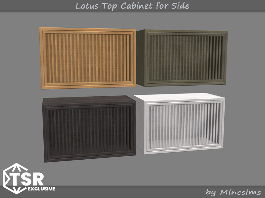 The Sims Resource - Lotus Top Cabinet for Side