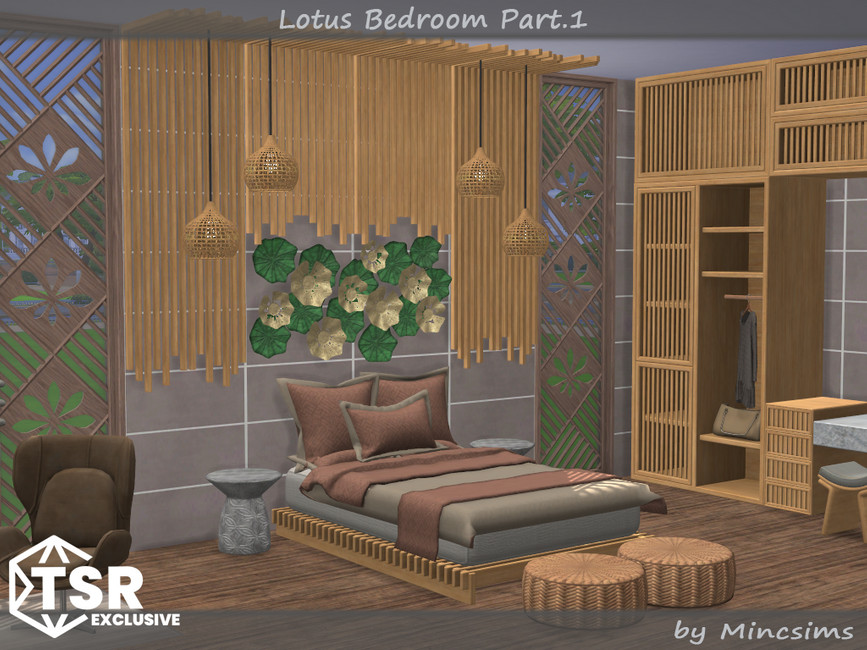 The Sims Resource - Lotus Bedroom Part.1