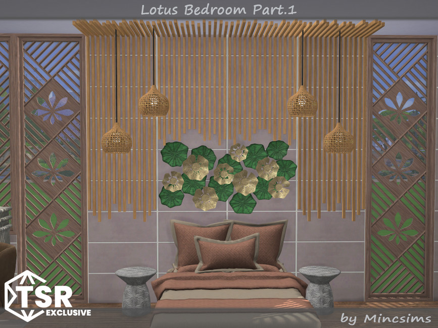 The Sims Resource - Lotus Bedroom Part.1