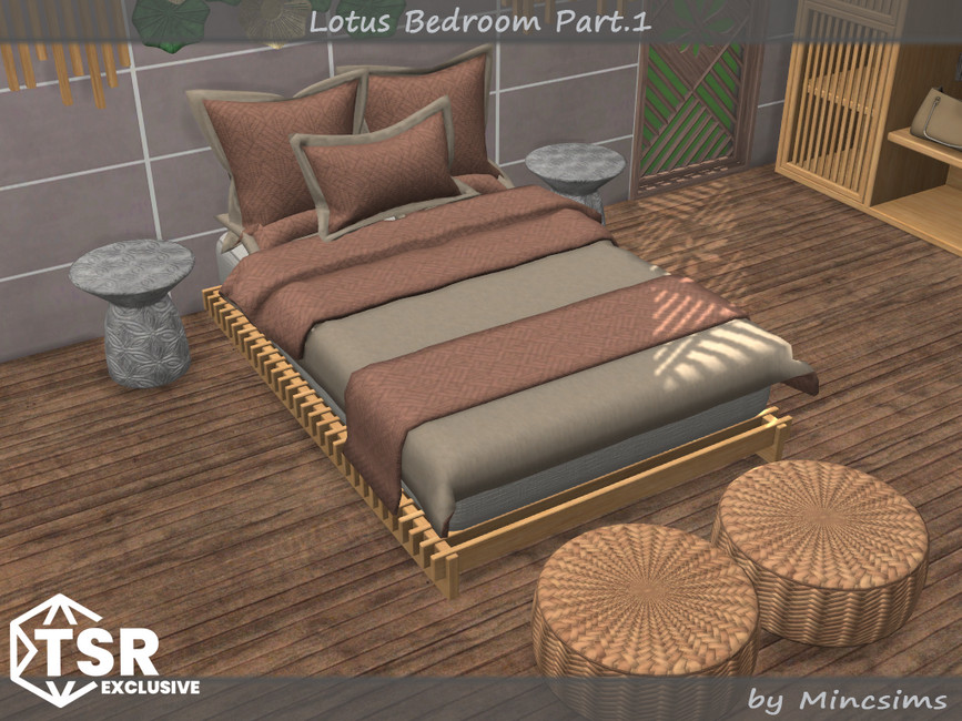 The Sims Resource - Lotus Bedroom Part.1