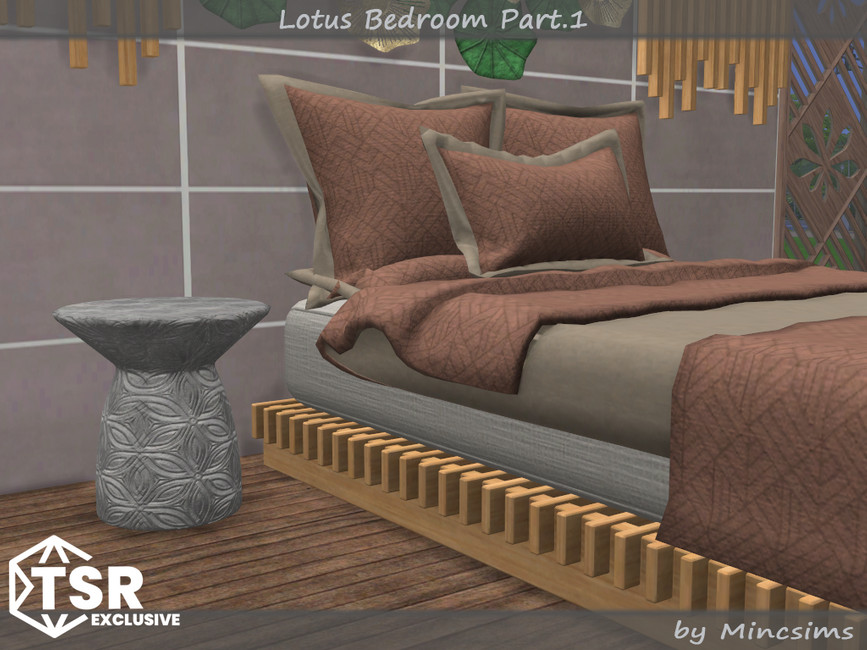The Sims Resource - Lotus Bedroom Part.1