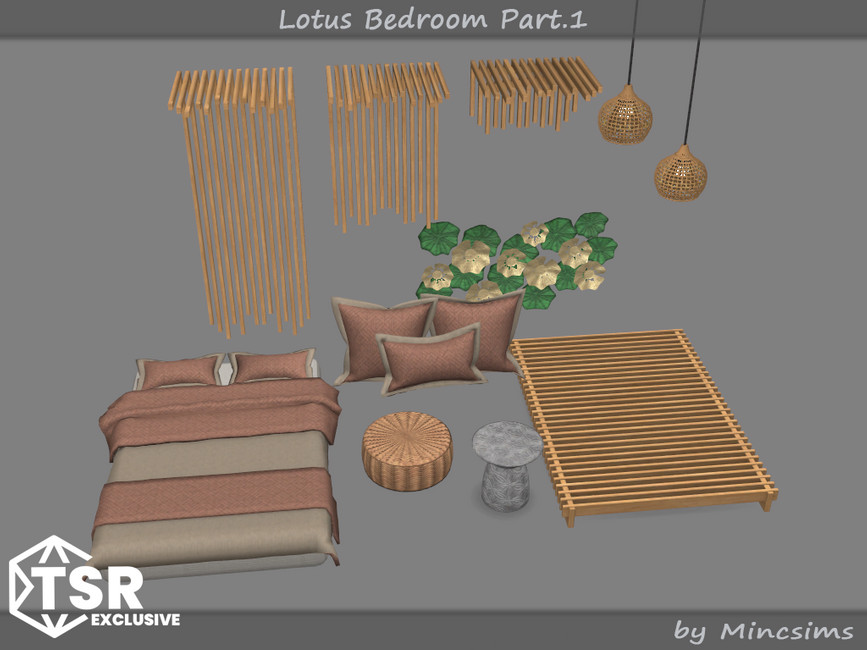 The Sims Resource - Lotus Bedroom Part.1