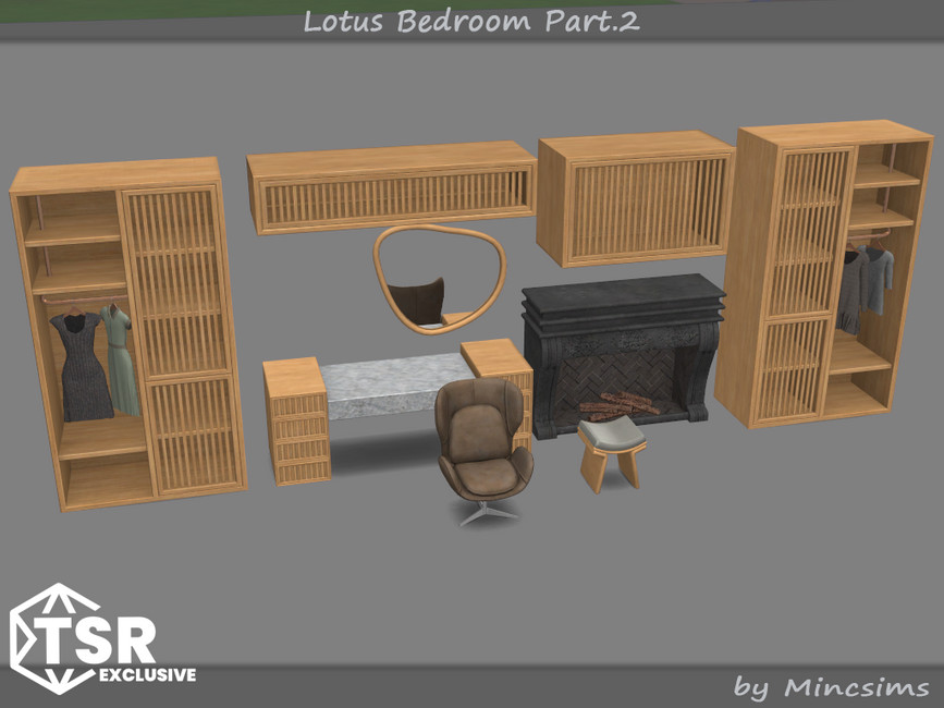 The Sims Resource - Lotus Bedroom Part.2