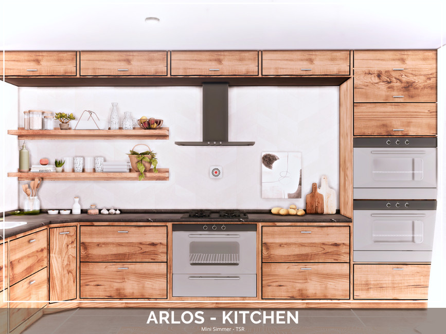 The Sims Resource - Arlos Kitchen - TSR Only CC