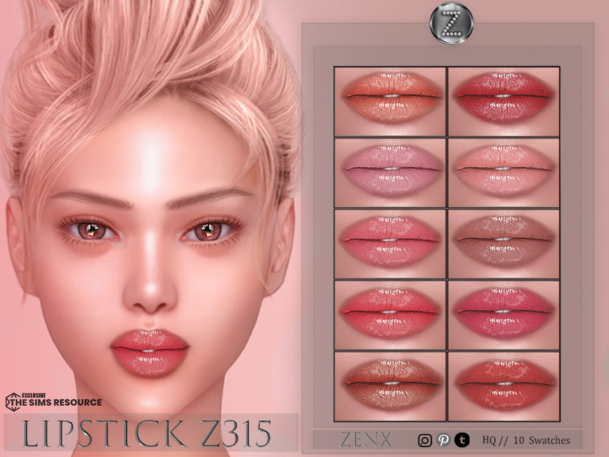 The Sims Resource - LIPSTICK Z315