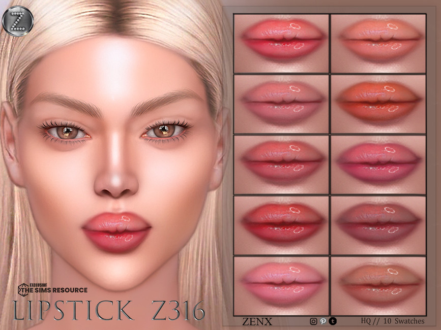 The Sims Resource - LIPSTICK Z316