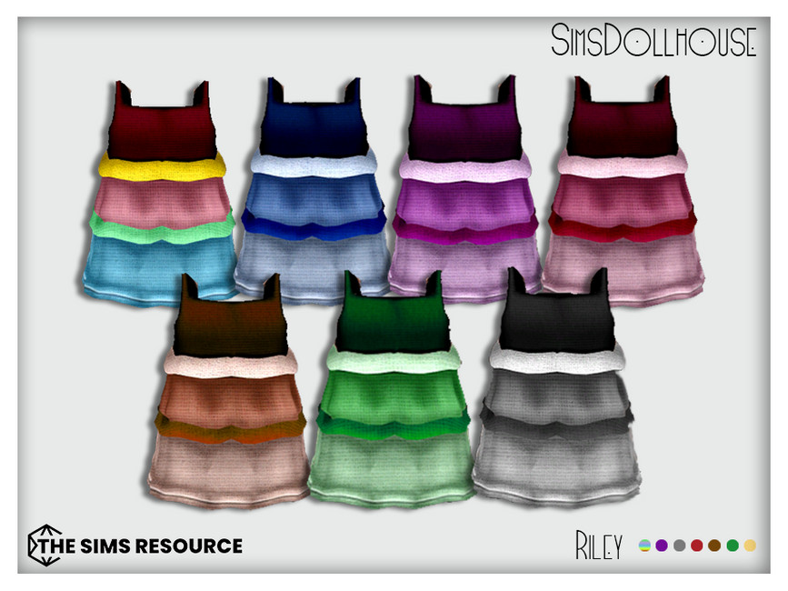 The Sims Resource - Riley Infant Dress