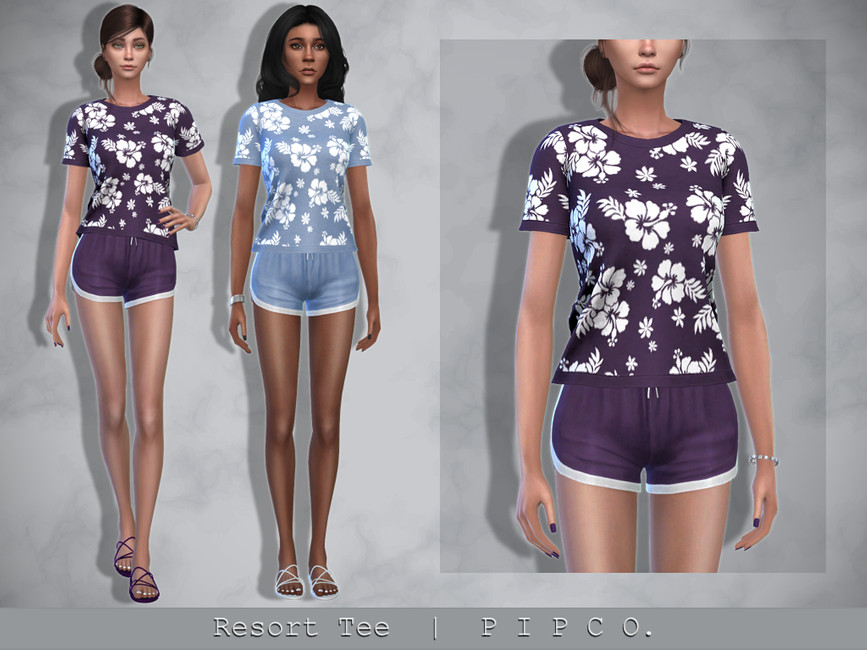 The Sims Resource - Resort Tee.