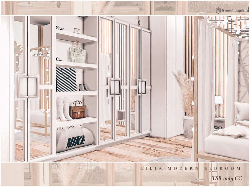 The Sims Resource - Lilia Modern Bedroom TSR only CC