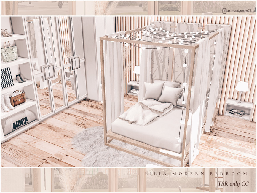 The Sims Resource - Lilia Modern Bedroom TSR only CC