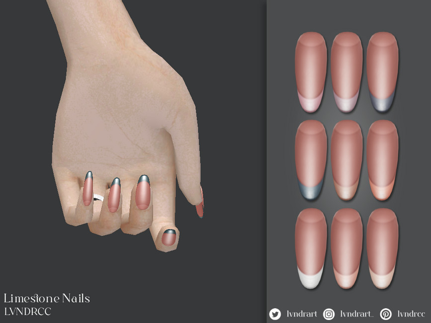 The Sims Resource - Limestone Nails