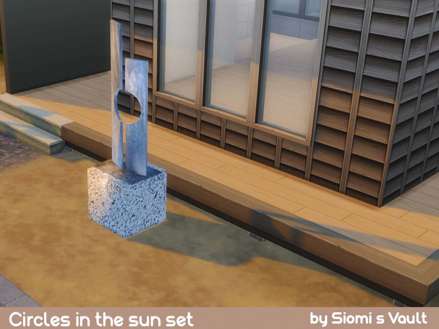 The Sims Resource - Circles in the sun Sculpture# 01