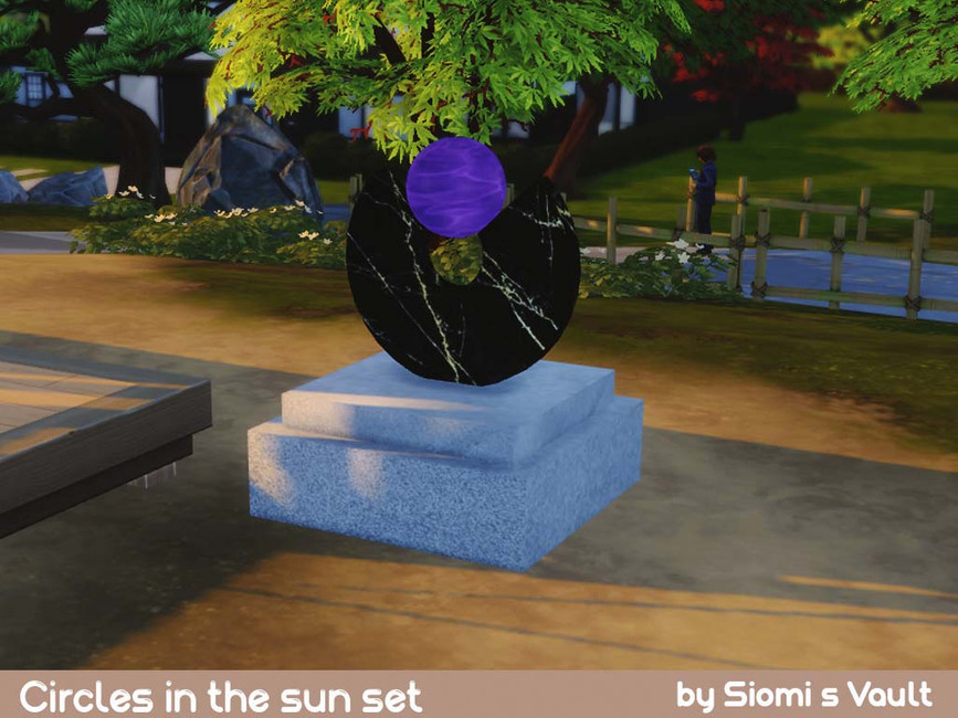 The Sims Resource - Circles in the sun Sculpture #03